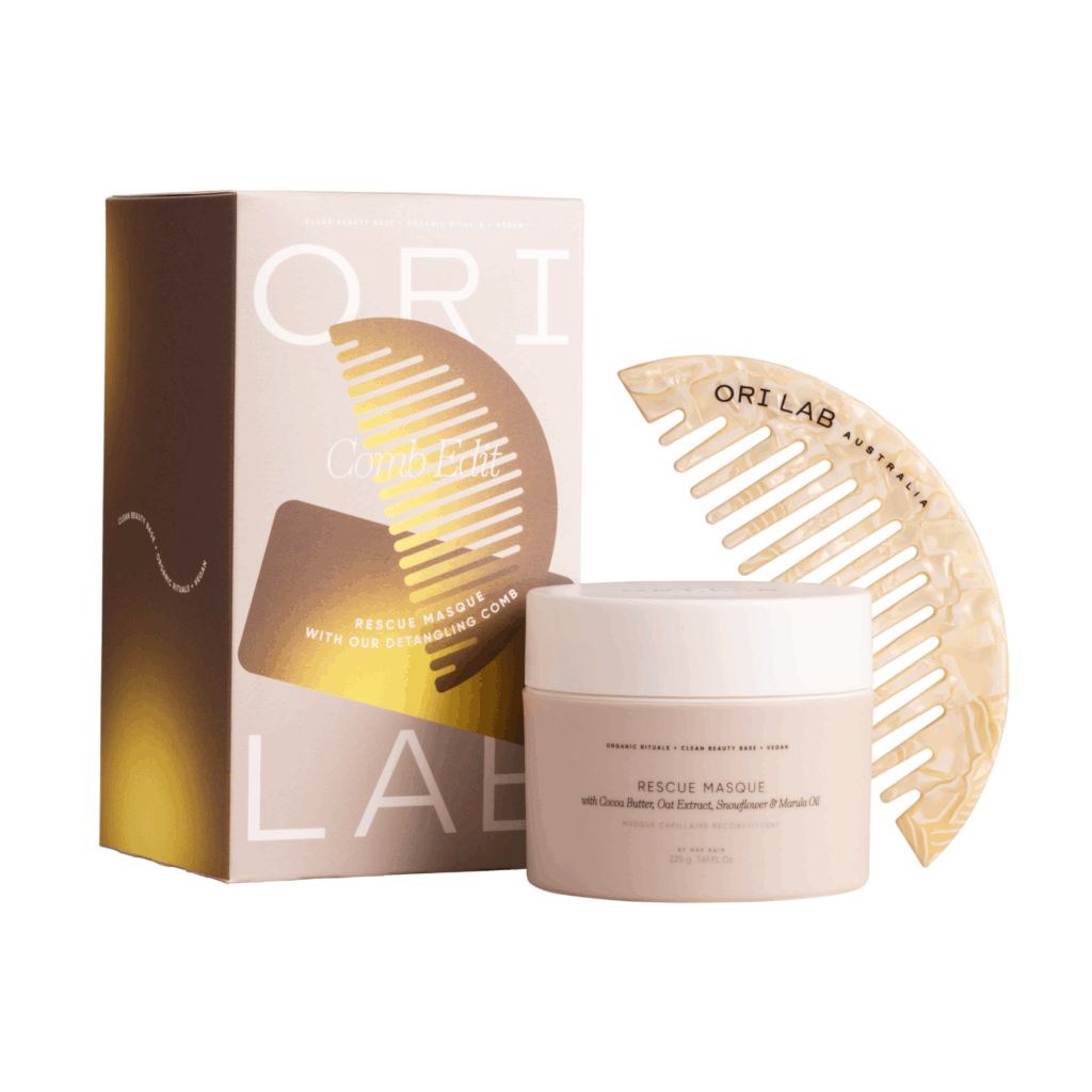 Pack ORI Lab Rescue Masque 225g + Detangling Comb - NAK HAIR